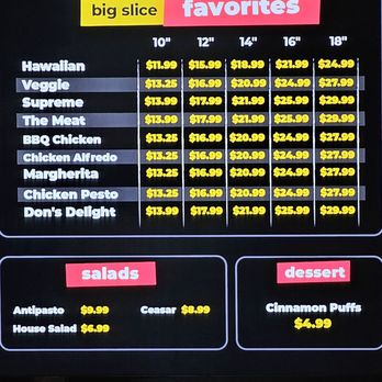 BIG SLICE PIZZA - Updated August 2024 - 141 Photos & 283 Reviews - 523 ...