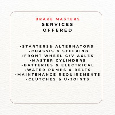 BRAKE MASTERS - Updated December 2025 - 54 Photos & 79 Reviews - 17209 ...