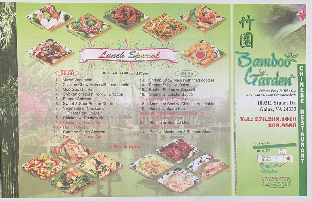 BAMBOO GARDEN CHINESE RESTAURANT - Updated October 2025 - 16 Reviews ...