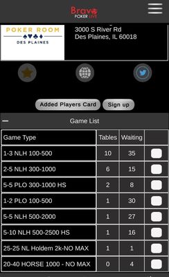 RIVERS POKER ROOM - Updated November 2025 - 3000 S River Rd, Des ...