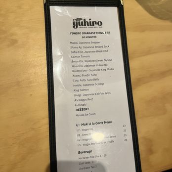 YUHIRO OMAKASE SUSHI AND HANDROLL BAR - Updated January 2026 - 215 ...