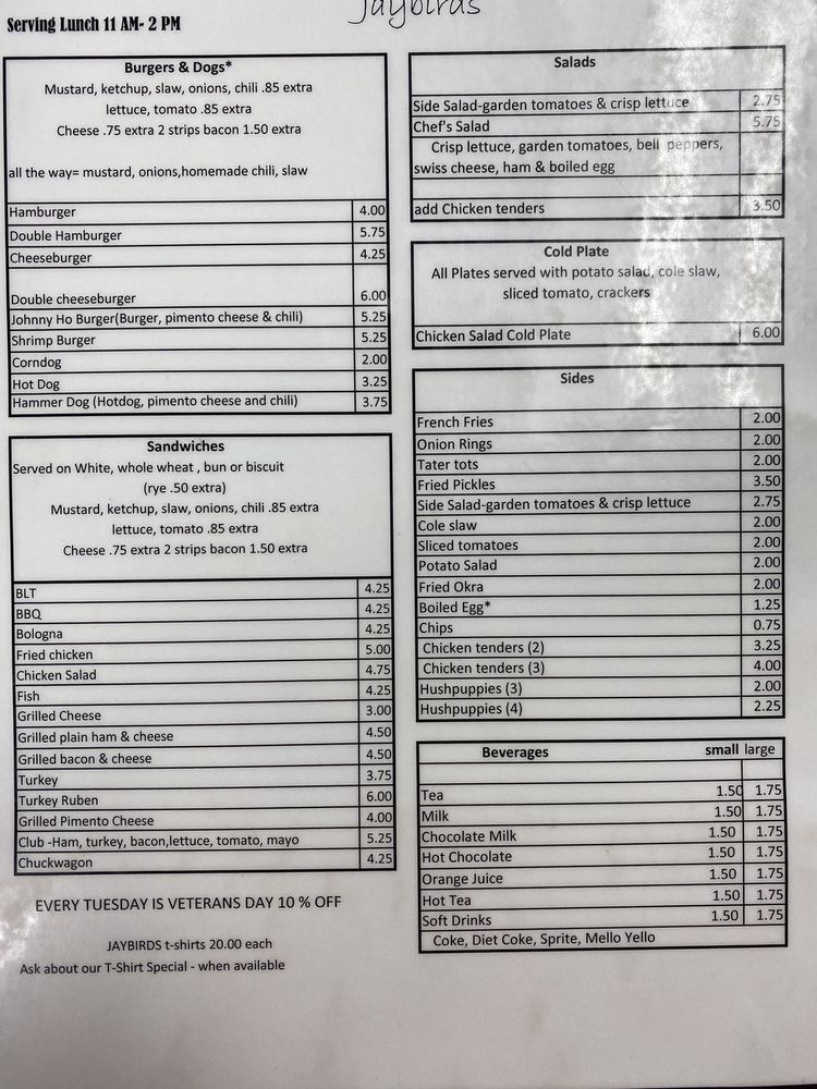 J-BIRDS BURGER JOINTE - 33 Photos & 39 Reviews - 7920 Matthews Mint ...