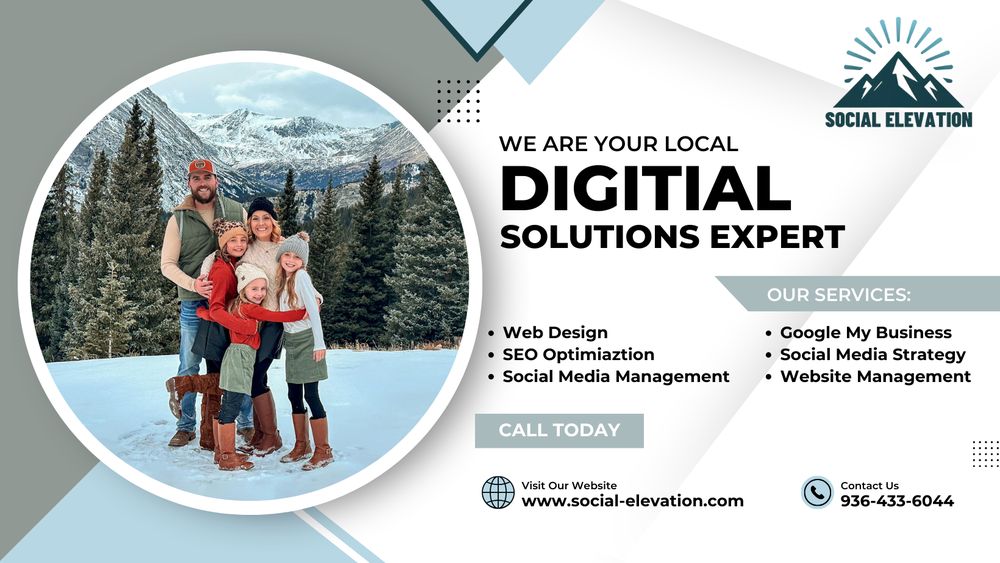 SOCIAL ELEVATION - Request Consultation - 12 Photos - Livingston, Texas - Web Design - Phone ...