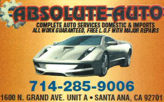 ABSOLUTE AUTO REPAIR - Updated December 2025 - 19 Photos & 31 Reviews ...