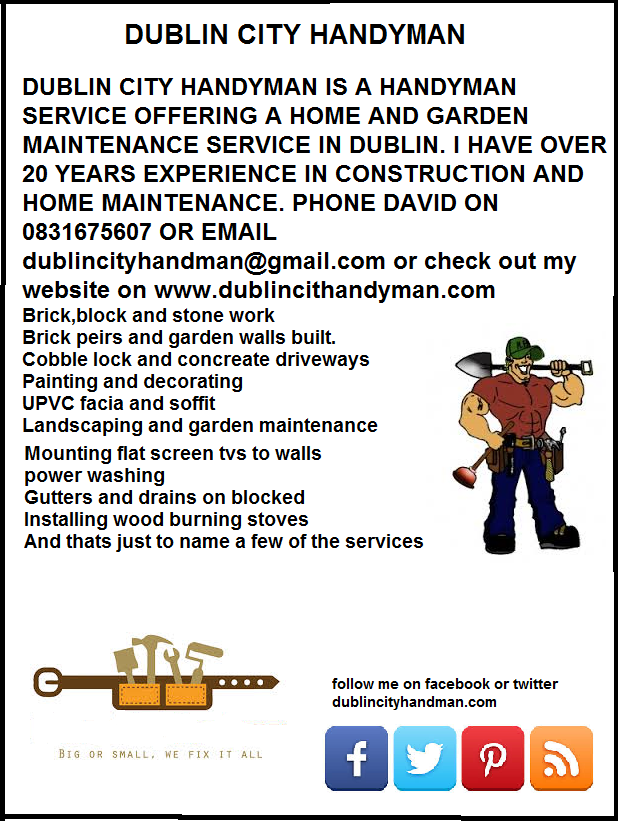 DUBLIN CITY HANDYMAN - Dublin KCR, Kimmage, Co. Dublin, Republic of ...