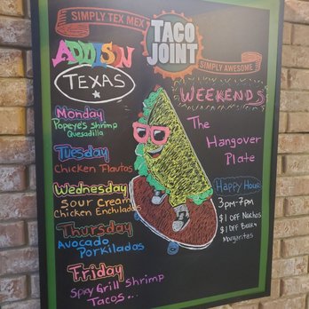 TACO JOINT - Updated January 2025 - 162 Photos & 56 Reviews - 14999-C ...