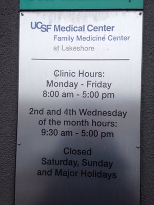 UCSF - Family Medicine Center Lakeshore - Updated June 2026 - 14 Photos ...