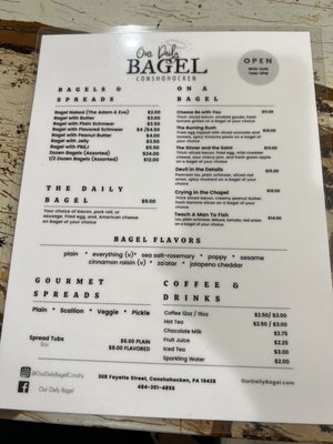 OUR DAILY BAGEL - Updated October 2025 - 24 Reviews - 308 Fayette St ...