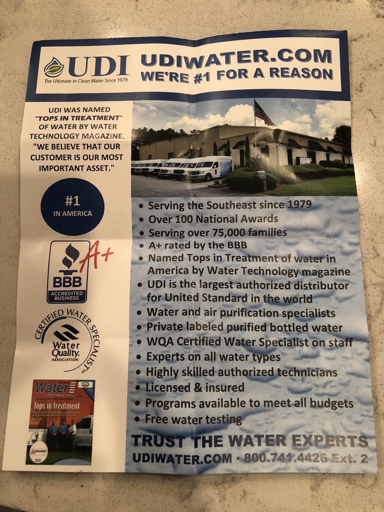 UDI WATER - Updated October 2025 - 15 Reviews - 11225 St Johns ...