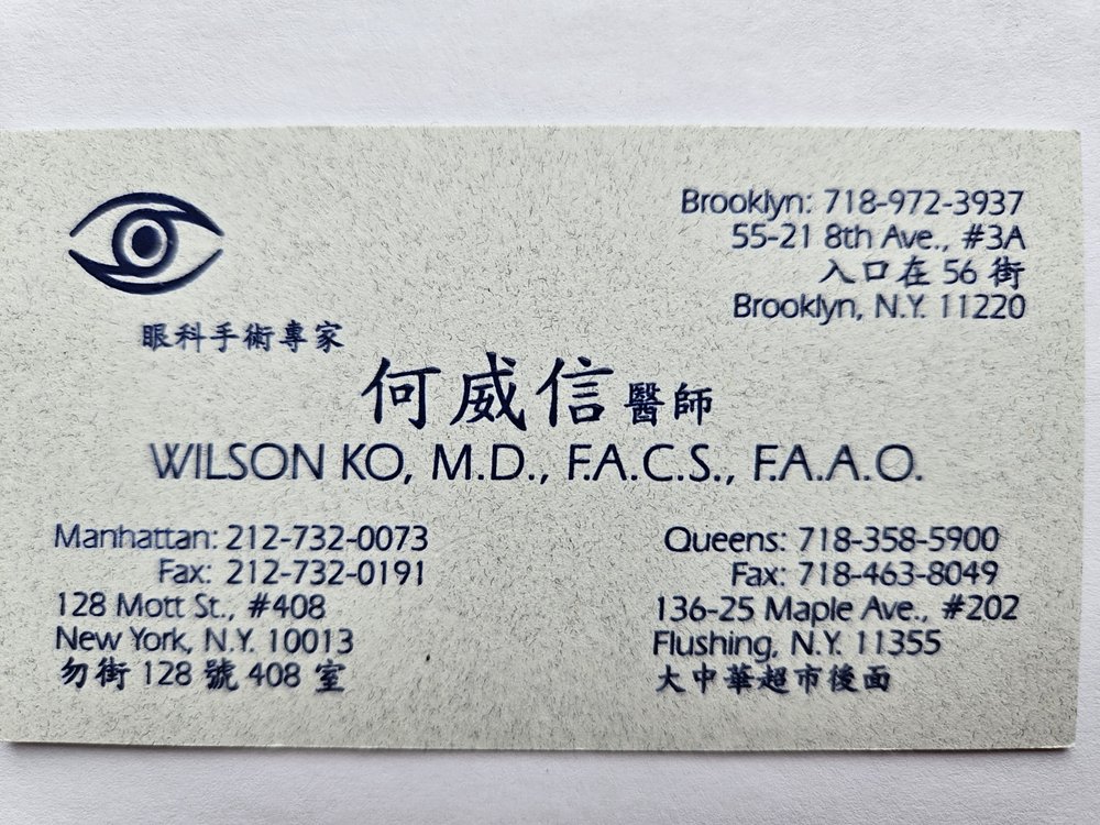 KO WILSON MD - Updated October 2025 - 10 Reviews - 128 Mott St, New ...