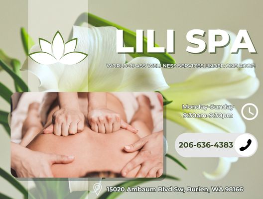 LILI SPA - Updated October 2025 - 15020 Ambaum Blvd SW, Seattle ...