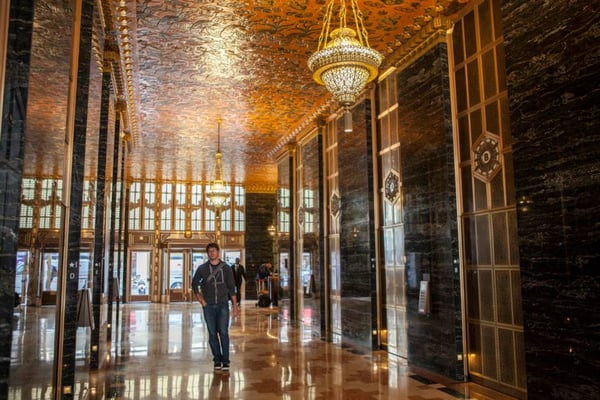 Yelp - The lobby of 140 New Montgomery - the home of Yelp HQ! - San ...