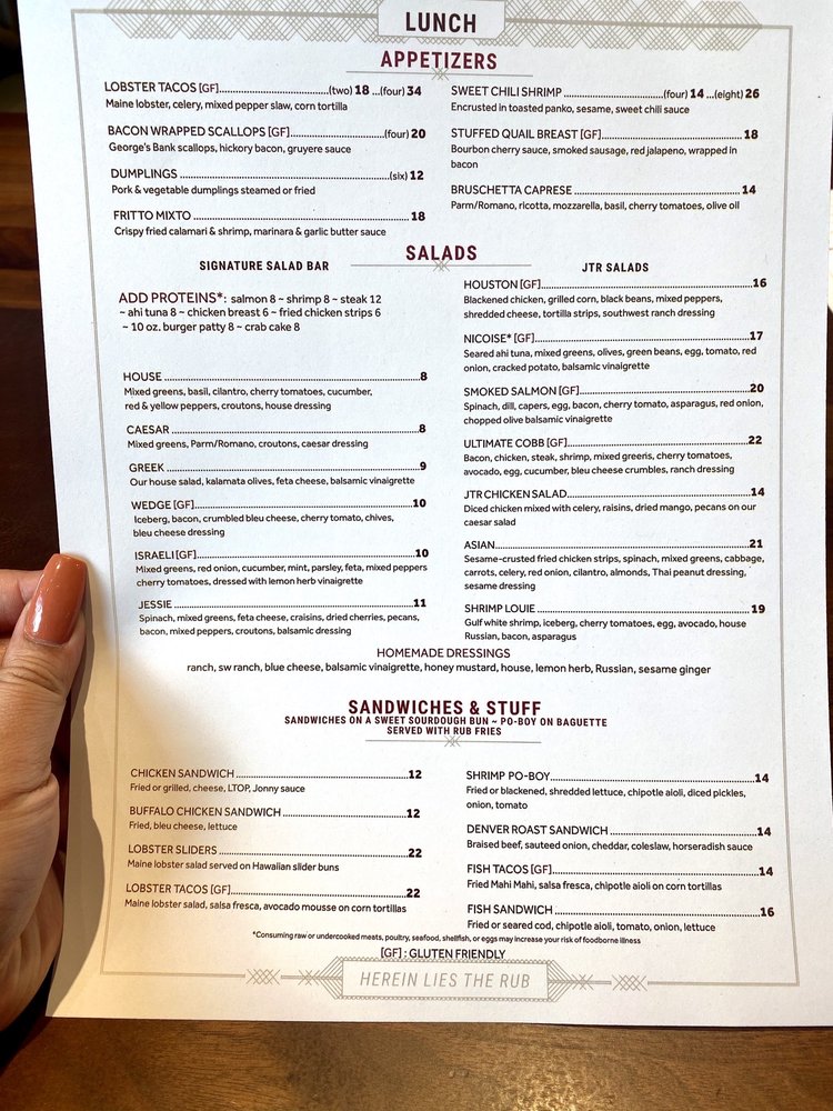 Lunch menu - Yelp