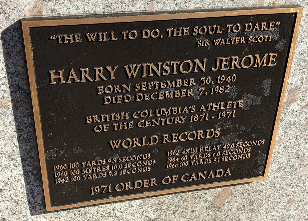 HARRY JEROME MONUMENT - Updated January 2025 - 1978 Stanley Park Drive ...