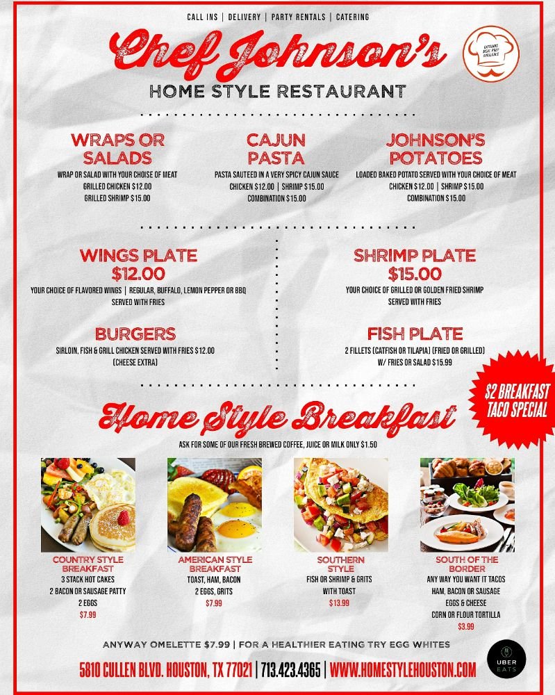 HOME STYLE RESTAURANT - Updated October 2025 - 18 Photos - 5810 Cullen ...