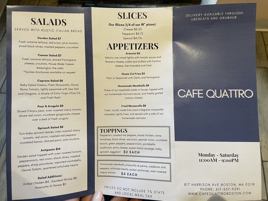 CAFE QUATTRO - 38 Photos & 80 Reviews - Pizza - 817 Harrison Ave ...