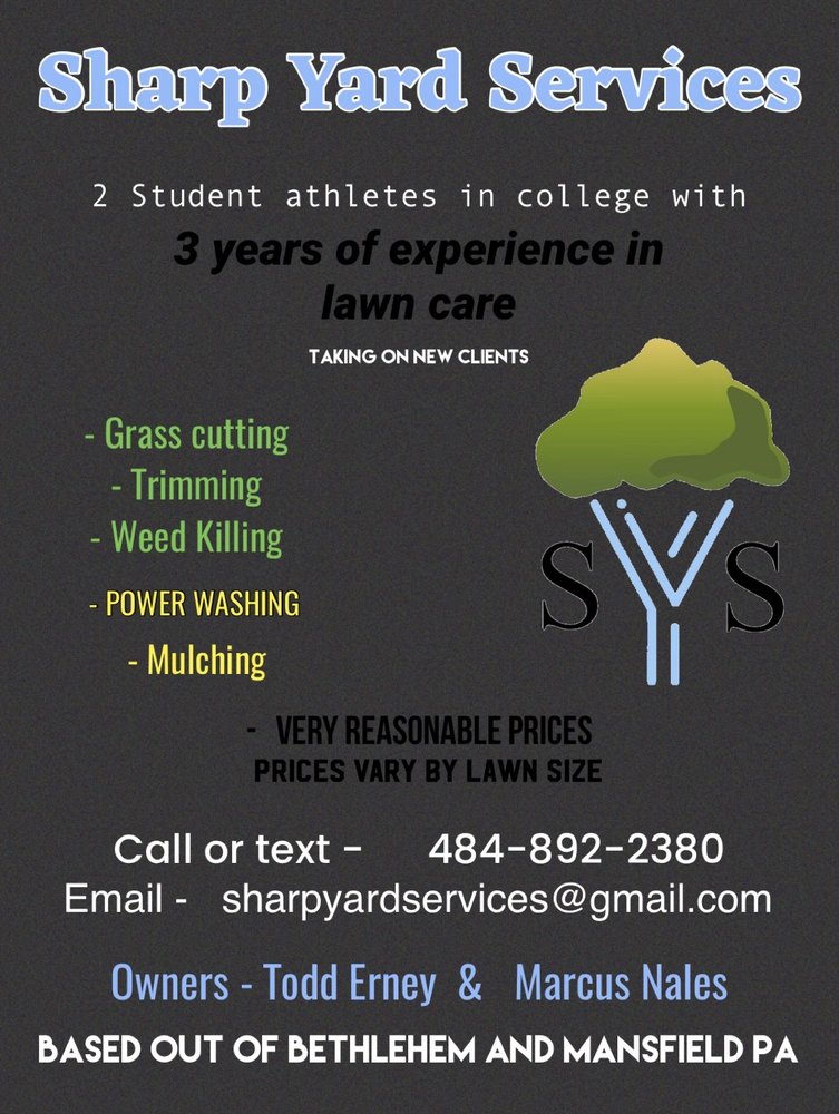 SHARP YARD SERVICES - Request a Quote - Bethlehem, Pennsylvania ...