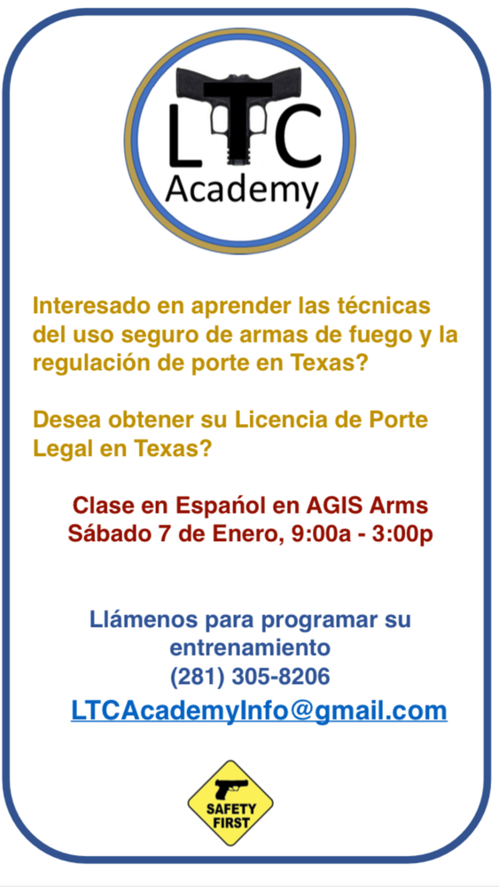 LTC ACADEMY - Updated August 2024 - Houston, Texas - Firearm Training ...