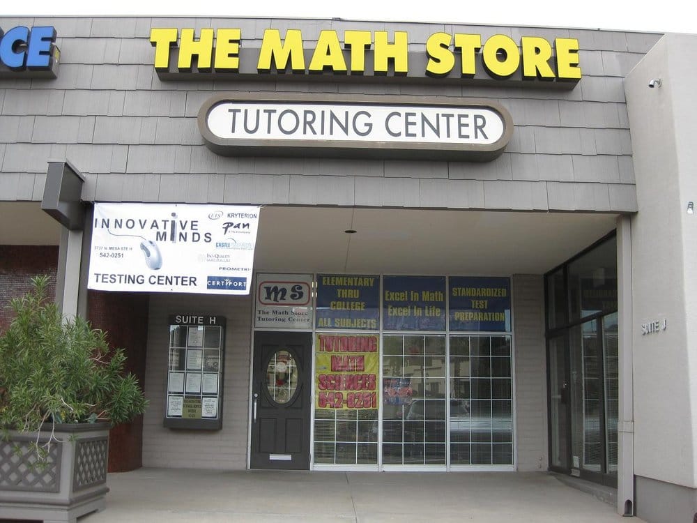 THE MATH STORE TUTORING CENTER - 3737 N Mesa St, El Paso, Texas ...
