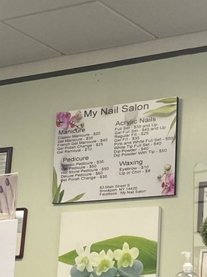 My Nail Salon 83 Main St Brockport NY 14420 US MapQuest
