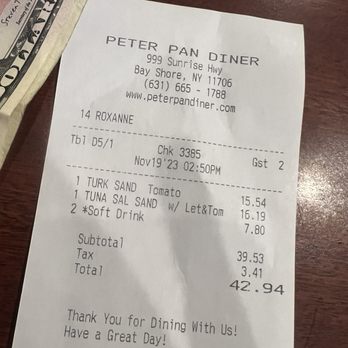 PETER PAN DINER - TEMP. CLOSED - Updated October 2025 - 293 Photos ...