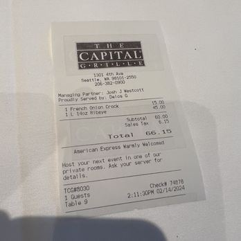 THE CAPITAL GRILLE - Updated May 2024 - 1336 Photos & 1172 Reviews ...