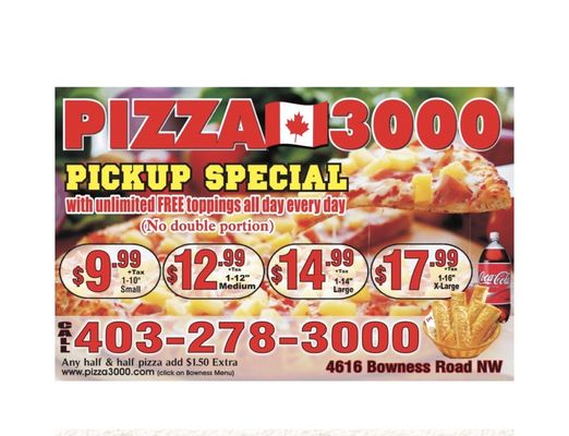 PIZZA 3000 - Updated December 2024 - 11 Photos & 24 Reviews - 4616 ...