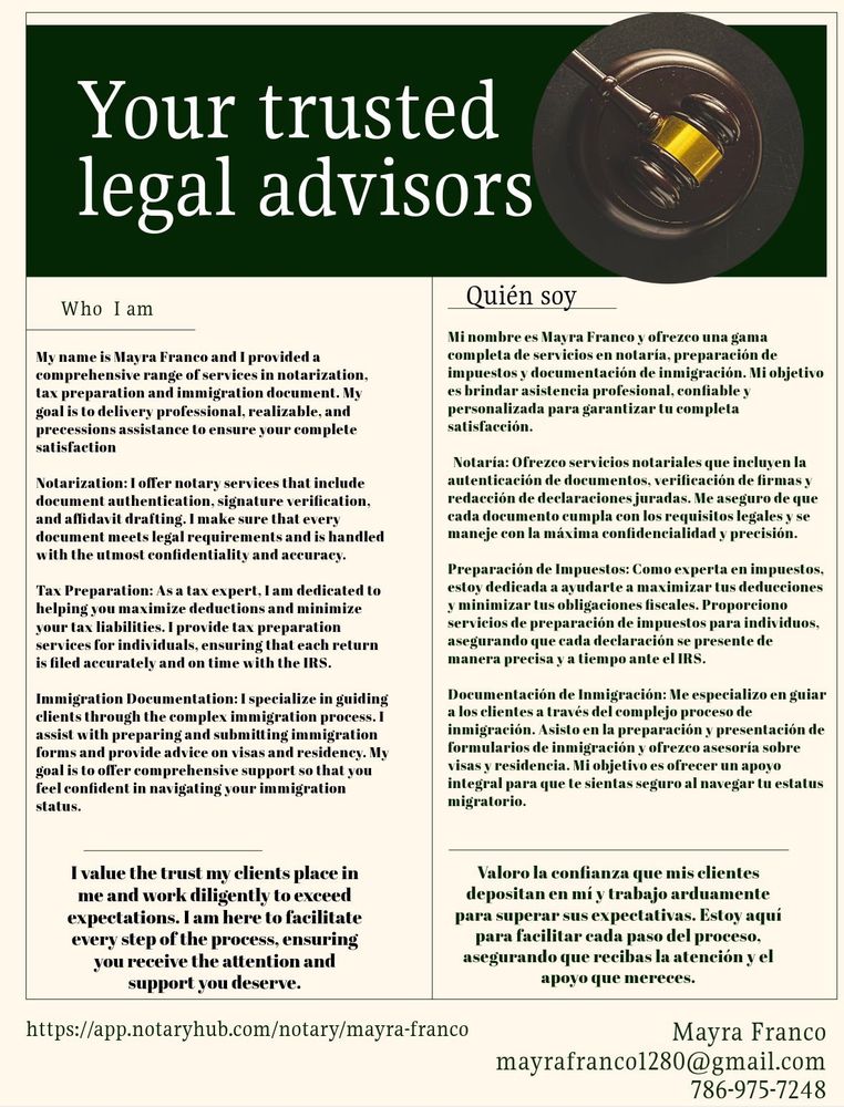 MAYRA FRANCO - Doral, Florida - Updated October 2024 - Accountants ...