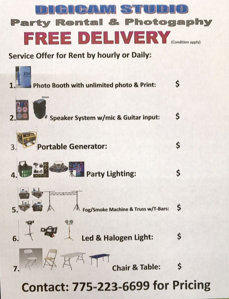 DIGICAM STUDIO - 2004 Victorian Ave, Sparks, Nevada - Photo Booth ...