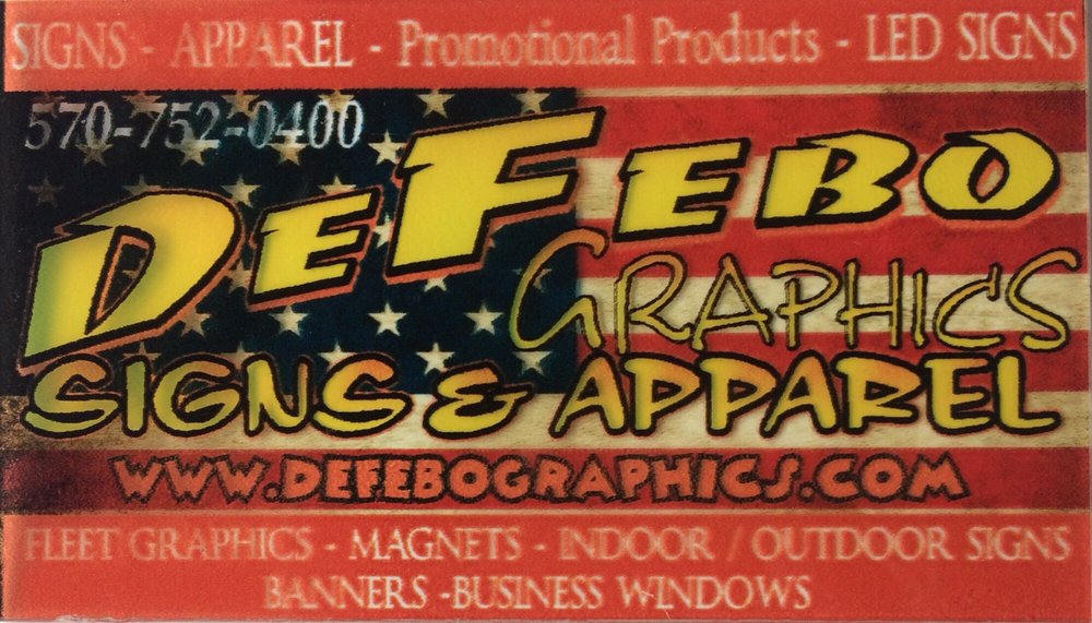 DEFEBO GRAPHICS - Updated July 2025 - 7553 Columbia Blvd, Berwick ...
