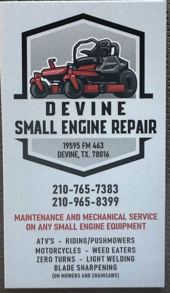 DEVINE SMALL ENGINE WORKS - Updated December 2025 - 19595 Fm 463 ...