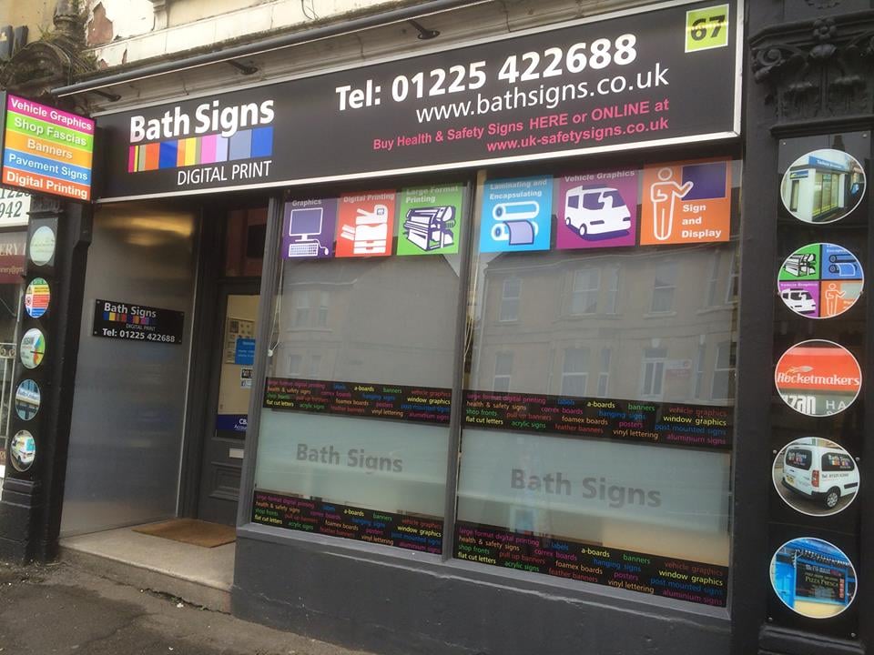 BATH SIGNS DIGITAL PRINT - 67 Lower Bristol Road, Bath, United Kingdom ...