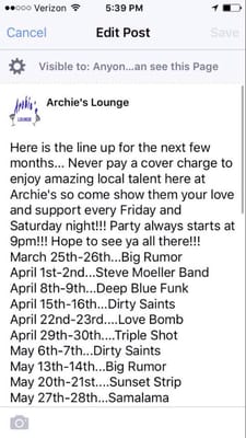 ARCHIE’S LOUNGE - Updated December 2025 - 1817 E Grand St, Springfield ...