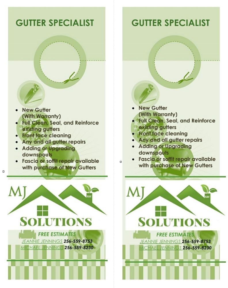 M J SOLUTIONS - Updated June 2024 - Athens, Alabama - Gutter Services ...