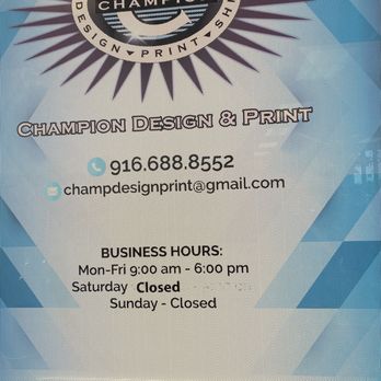 CHAMPION DESIGN PRINT & SHIP - Updated December 2025 - 15 Photos & 41 ...