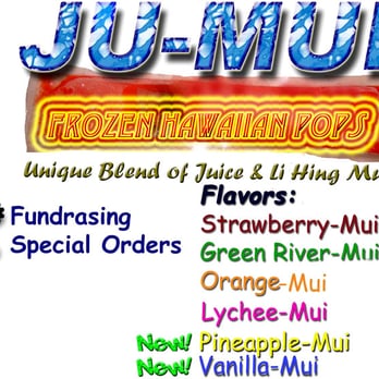 JU-MUI FROZEN HAWAIIAN POPS - Updated December 2025 - 26 Photos & 11 ...