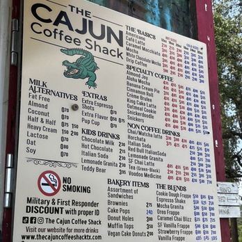 THE CAJUN COFFEE SHACK - Updated December 2025 - 275 Photos & 367 ...