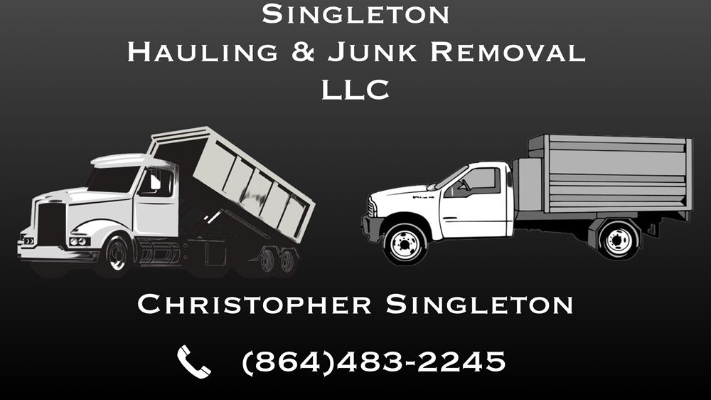 SINGLETON HAULING & JUNK REMOVAL - Updated March 2025 - Rhett St ...