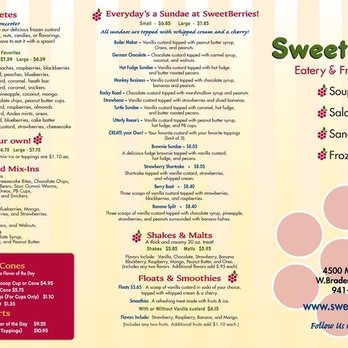 SWEETBERRIES EATERY & FROZEN CUSTARD - Updated December 2025 - 83 ...