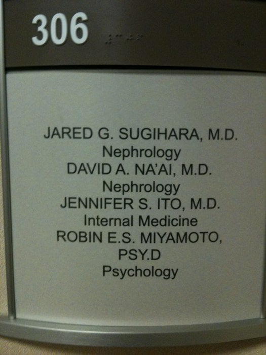 SUGIHARA JARED G MD - 2226 Liliha St, Honolulu, Hawaii - Doctors ...