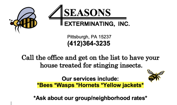 FOUR SEASONS EXTERMINATING - Updated December 2025 - Pittsburgh ...