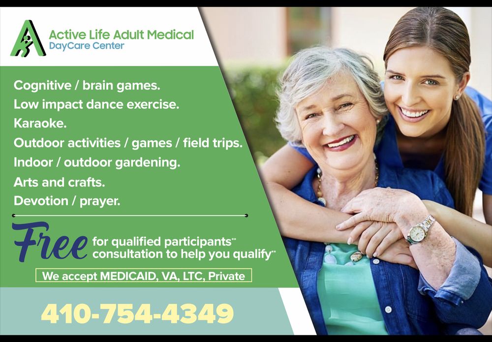 ACTIVE LIFE ADULT MEDICAL DAY CENTER - Updated March 2026 - Request ...