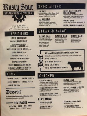 RUSTY SPUR STEAKHOUSE AND SALOON - Updated August 2024 - 18 Photos & 26 ...