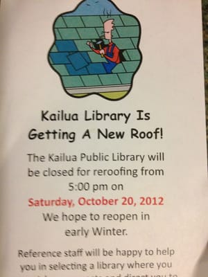HAWAII STATE PUBLIC LIBRARY SYSTEM - KAILUA LIBRARY - Updated December ...