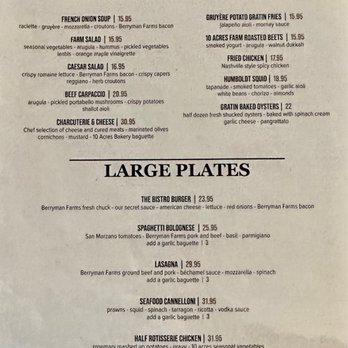 10 ACRES BISTRO - Updated December 2024 - 446 Photos & 560 Reviews ...