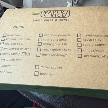 PAPER RICE - SPRING ROLLS & BOWLS - Updated March 2025 - 944 Photos ...