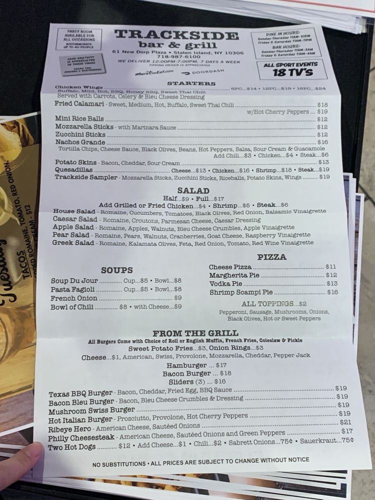 TRACKSIDE BAR & GRILL - Updated January 2025 - 16 Photos & 24 Reviews ...