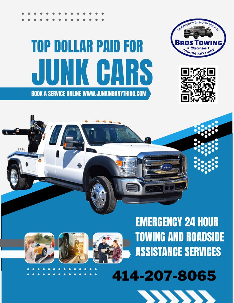 BROS TOWING JUNKING ANYTHING - Updated December 2024 - Request a Quote ...