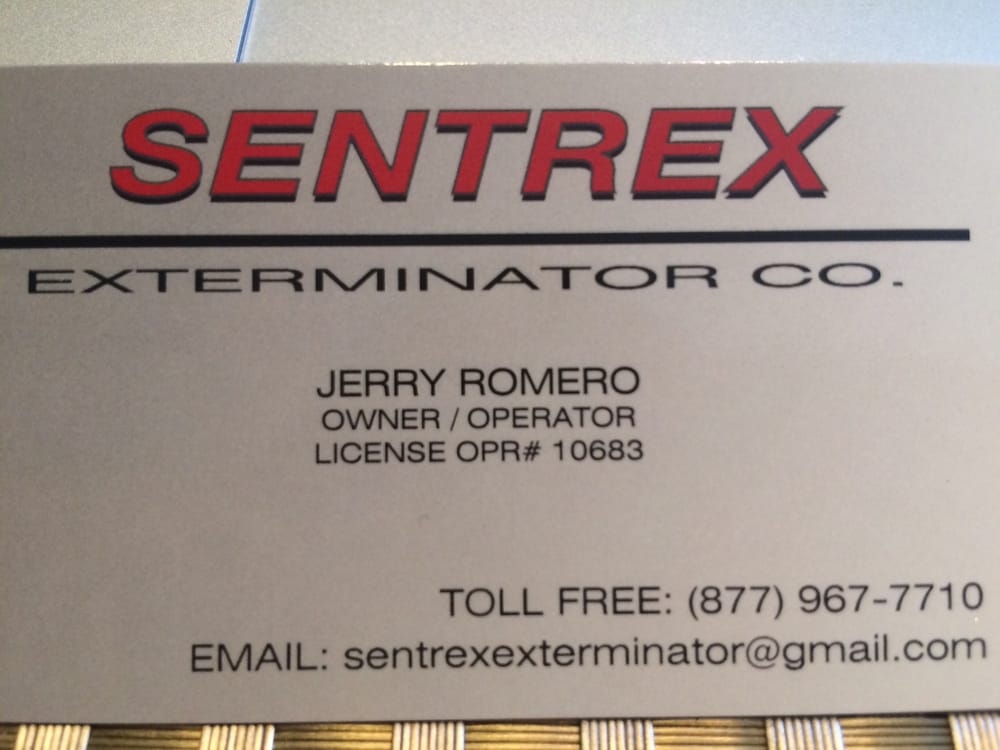 SENTREX EXTERMINATOR COMPANY - Updated October 2025 - Chino Hills ...