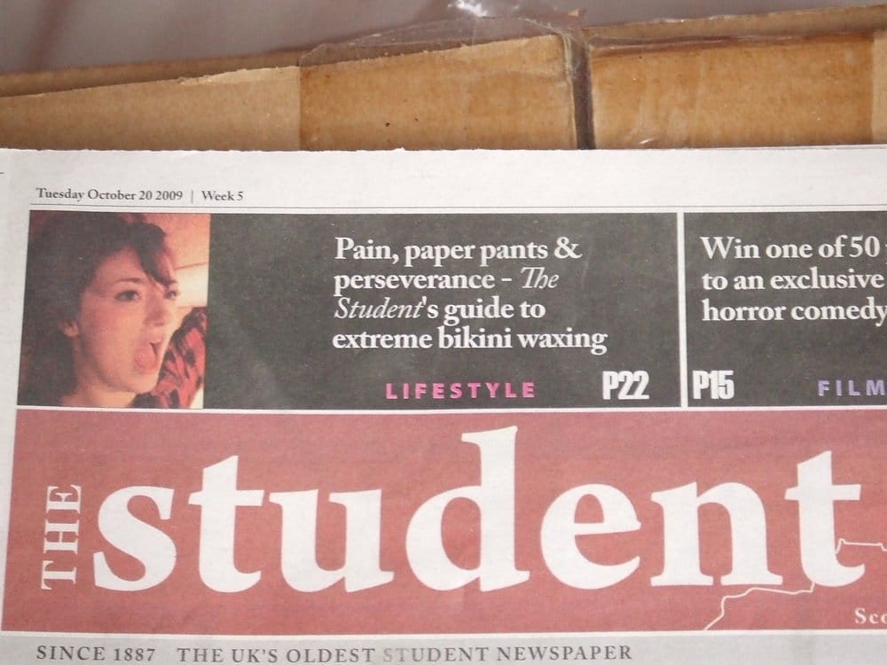 THE STUDENT NEWSPAPER - Updated April 2024 - 60 Pleasance, Edinburgh ...